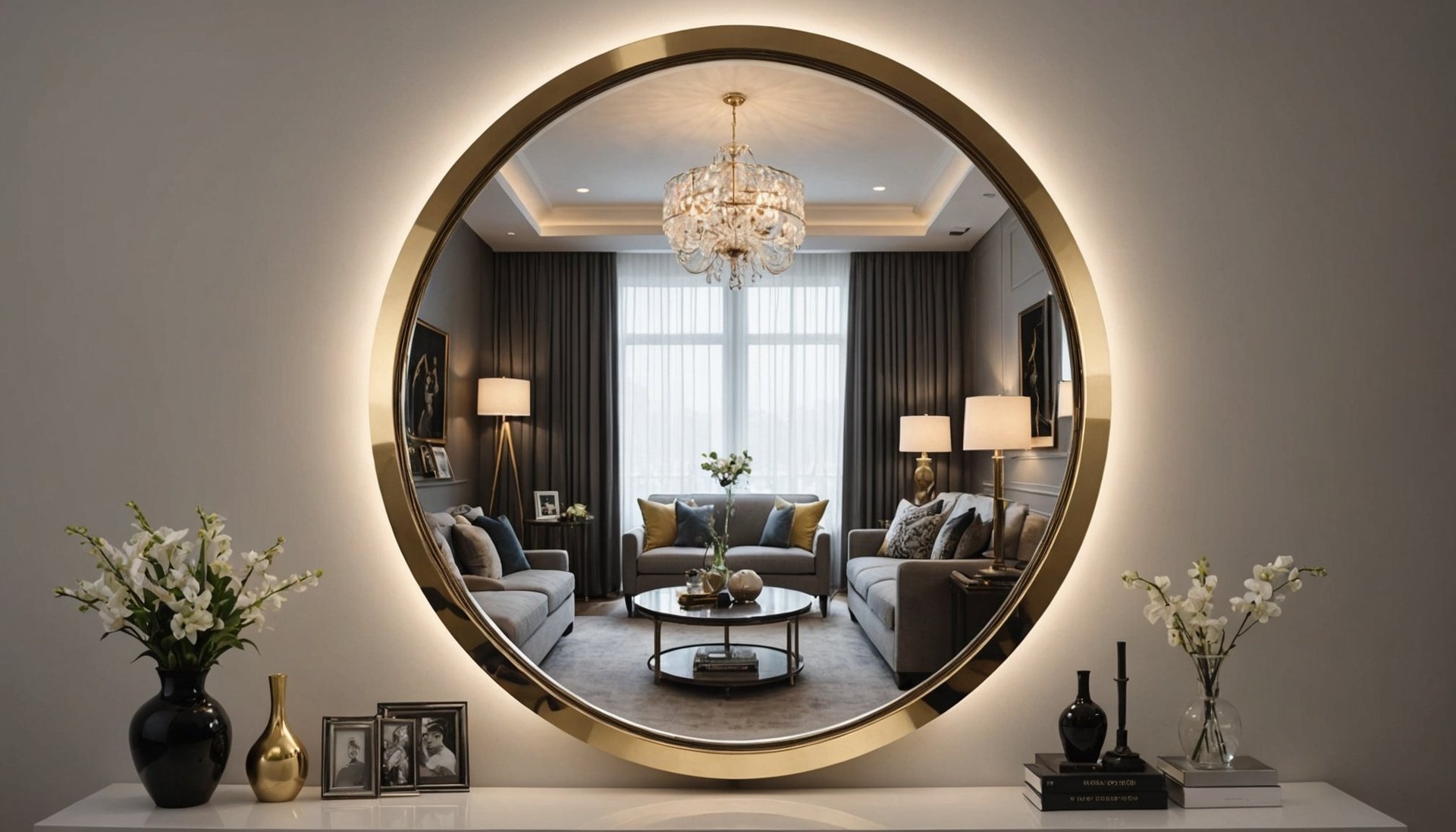 Miroir rond : l'élégance qui illumine votre intérieur - Keflamenka